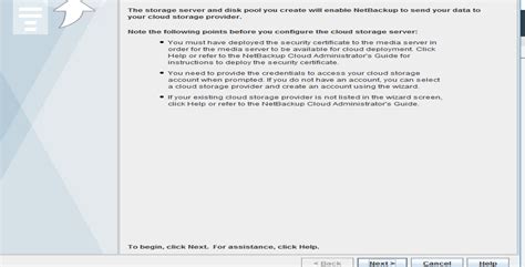 Netbackup Cloud Storage Server Configuration Wizard At Linda Redmon Blog