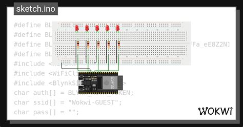 ใบงาน 5 Wokwi Esp32 Stm32 Arduino Simulator