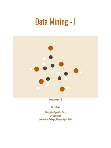 Data Mining Sem 3 Assignment 2 Pdf Statistical Analysis