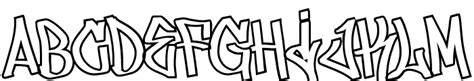 Lickos Graffiti Outline Free Font Decorativedisplay Urba What Font Is