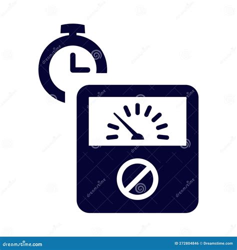 Voltmeter Icon Vector Isolated On White Background Voltmeter Sign