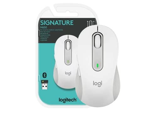 Mouse Logitech M650 White Wireless