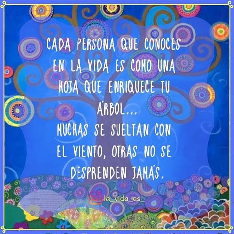 Cada Persona Que Conoces En La Vida Es Como Una Hoja
