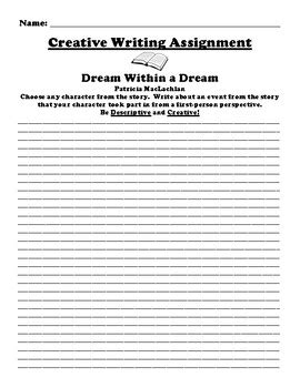 Dream Within A Dream CREATIVE WRITING ASSIGNMENT By BAC Education