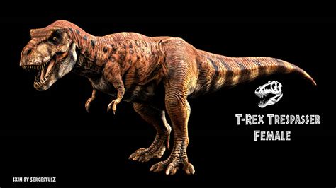 Trex Trespasser Female Render By Dracokhajiit On Deviantart