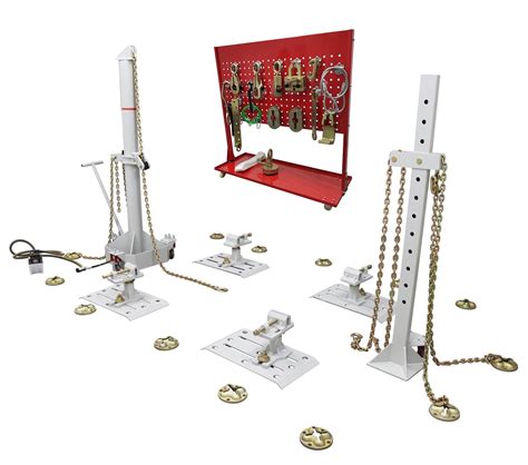 Car Floor Pulling System Frame Chassis Straightening Machine Movable Auto Body Pulling Machine