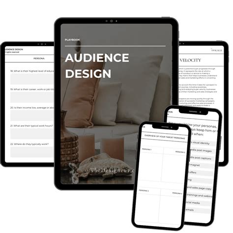 Audience Design Playbook Design Your Ideal Client Persona Thedesigneur