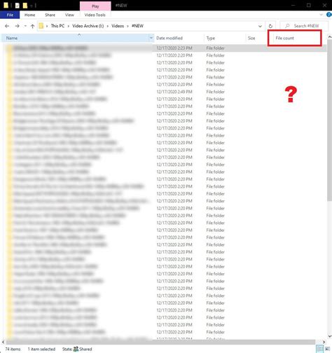 windows explorer sorting by file count shows nothing how to fix r