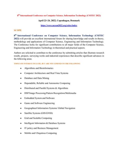 9 th international conference on foundations of computer science