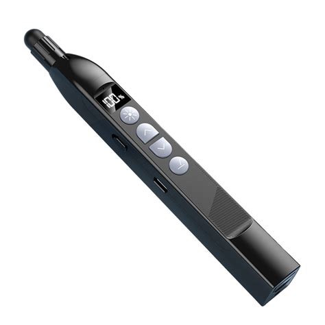 Clicker Wireless Presentation Pointer With Telescopic Stick Stylus Pen For Touchscreen Rf2 4g