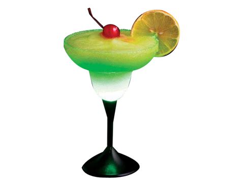 Black Stem Margarita Glass Aqualine