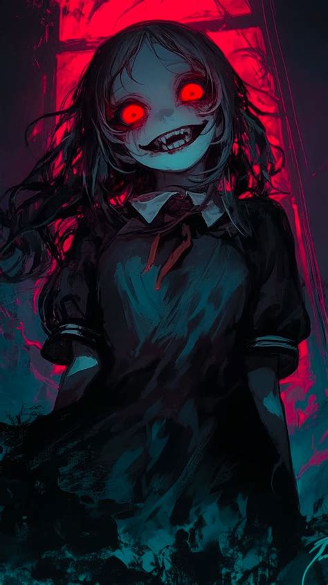 Scary Bloodshot Eyes Cartoon