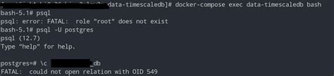 [bug] can t connect database after run vacuum full · issue 5693