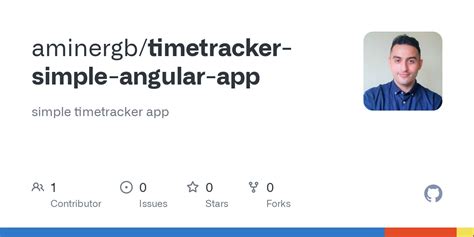 GitHub Aminergb Timetracker Simple Angular App Simple Timetracker App