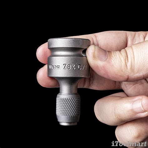 หัวจับดอกไขควง Wera Adaptor 05042760001 บล็อก 1 2 เป็น ดอก Hex 1 4 ลด