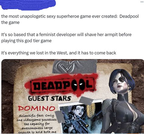 Another Day Another Nerd Who For Some Reason Thinks The West Stopped Featuring Sex Appeal In