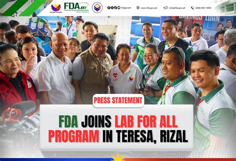Fda Joins Lab Food And Drug Administration Philippines Facebook