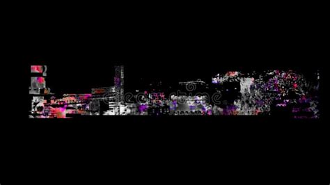 Analog Static Noise Texture Overlay Lines Stock Footage Video Of