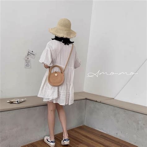 Amo Mo木偶服飾♡台灣現貨♡泰國峇里島度假風編織包｜棉線編織包藤編包 斜背包側背包 海灘包海邊包 民族風草編包手提包 蝦皮購物