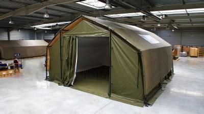 I 4S Innovation for shelter Tente militaire Abri métallo textille