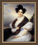 Francois Joseph Kinsoen Portrait Of Marie J Lafont Porcher Painting