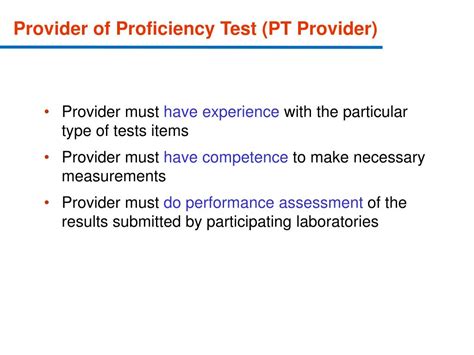 PPT Laboratory Proficiency Test PowerPoint Presentation Free Download ID