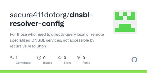 Dnsbl Resolver Configreadmemd At Master · Secure411dotorgdnsbl