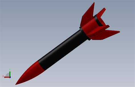单级火箭 solidworks 模型图纸下载 懒石网