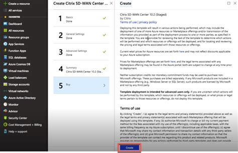 Citrix Sd Wan Center On Azure Marketplace Using Solution Template