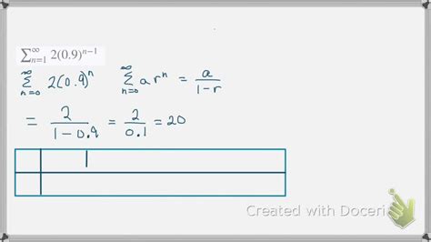 solved a find the sum of the series b use a graphing utility to