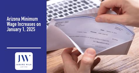 Arizona Minimum Wage Increases On January 1 2025 Jaburg Wilk