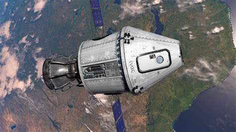 Spaceship Command Module Cgtrader