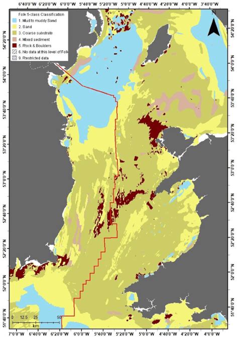 Seabed Substrate Map From The Emodnet Geology Data Portal Showing Download Scientific Diagram