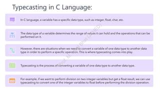 9 0 Typecasting In C Language Inc Language PPT