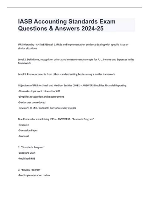 Iasb Accounting Standards Exam Questions And Answers 2024 25 Iasb Accounting Standards Stuvia Us