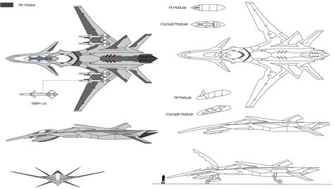 Frx 101 Revenant Original Aircraft Design Inspired By Ace Combat And