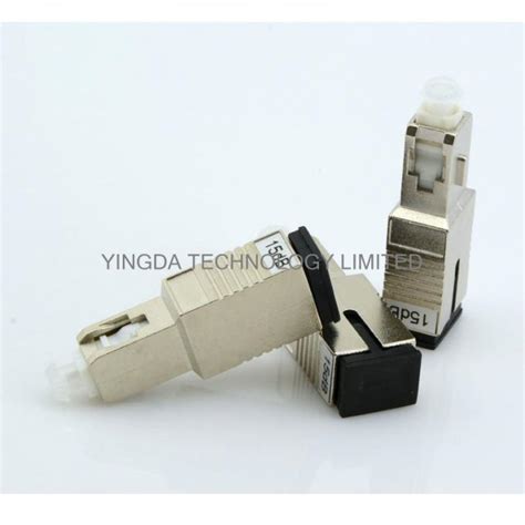 flange type fixed sc sm attenuator 1db 2db 3db 4db 5db 7db 10db