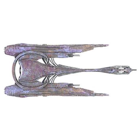 Eaglemoss Star Trek Discovery Klingon Qoj Class Ship Radar Toys