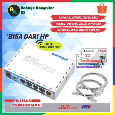 Mikrotik Rb951 Full Setting Sistem Voucher Usaha Wifi Hotspot RT RW NET