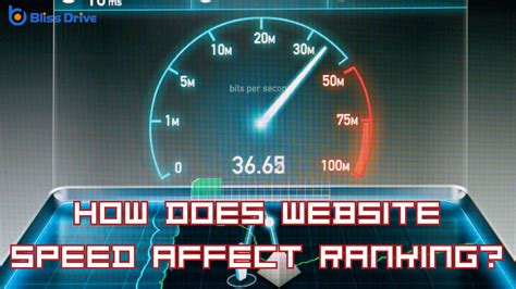 How Does Website Speed Affect Ranking Bliss Drive