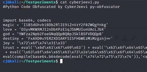 Simple Python Obfuscator New Tool From Cyberjeevi
