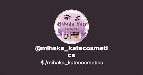 Mihaka Katecosmetics Instagram Facebook Tiktok Linktree