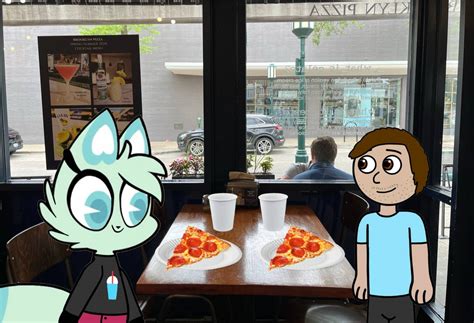 Me And Slushi Having Brooklyn Pizza By Spencercicotte On Deviantart