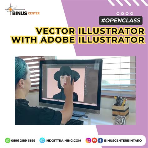 Kelas Desain Vector Illustrator With Adobe Illustrator BINUS CENTER