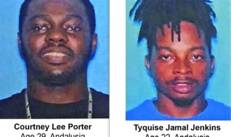 Crimestoppers Seeks Information On Two Suspects Wanted For Murder In Andalusia Reward Offered