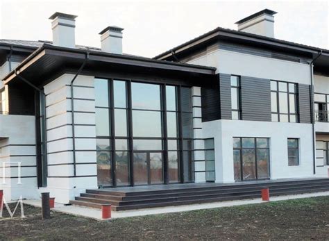 Дизайн фасадов загородных домов и коттеджей