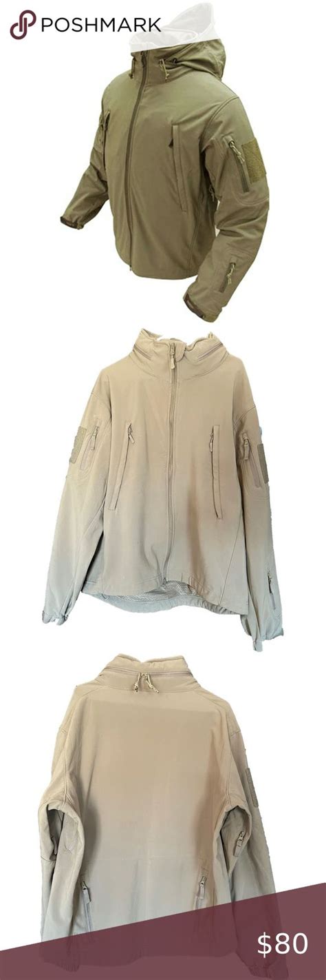 Condor Summit Soft Shell Tactical Jacket Color Coyote Brown Khaki