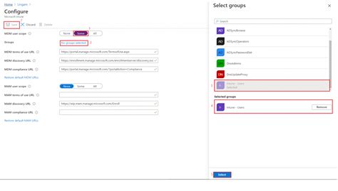 Intune Guide Post 3 Configure Mdm Authority User Scope Mam User Scope Device Management Blog