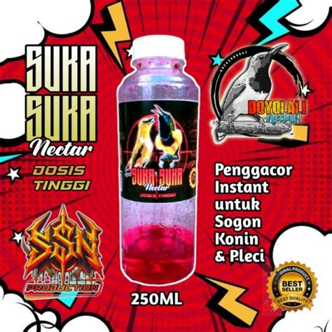 Jual Suka Suka Nectar Dosis Tinggi Kemasan Botol Besar 250ml Shopee