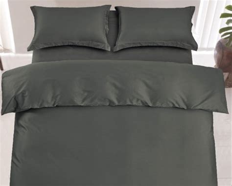 Простирадло на резинці Ardesto Mixandmatch Сатин двоспальне 180x200 30 см Сіре Art1820fsy фото